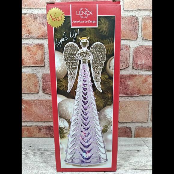 Lenox | Holiday | Lenox American By Design Mercury Glass Lit Angel ...